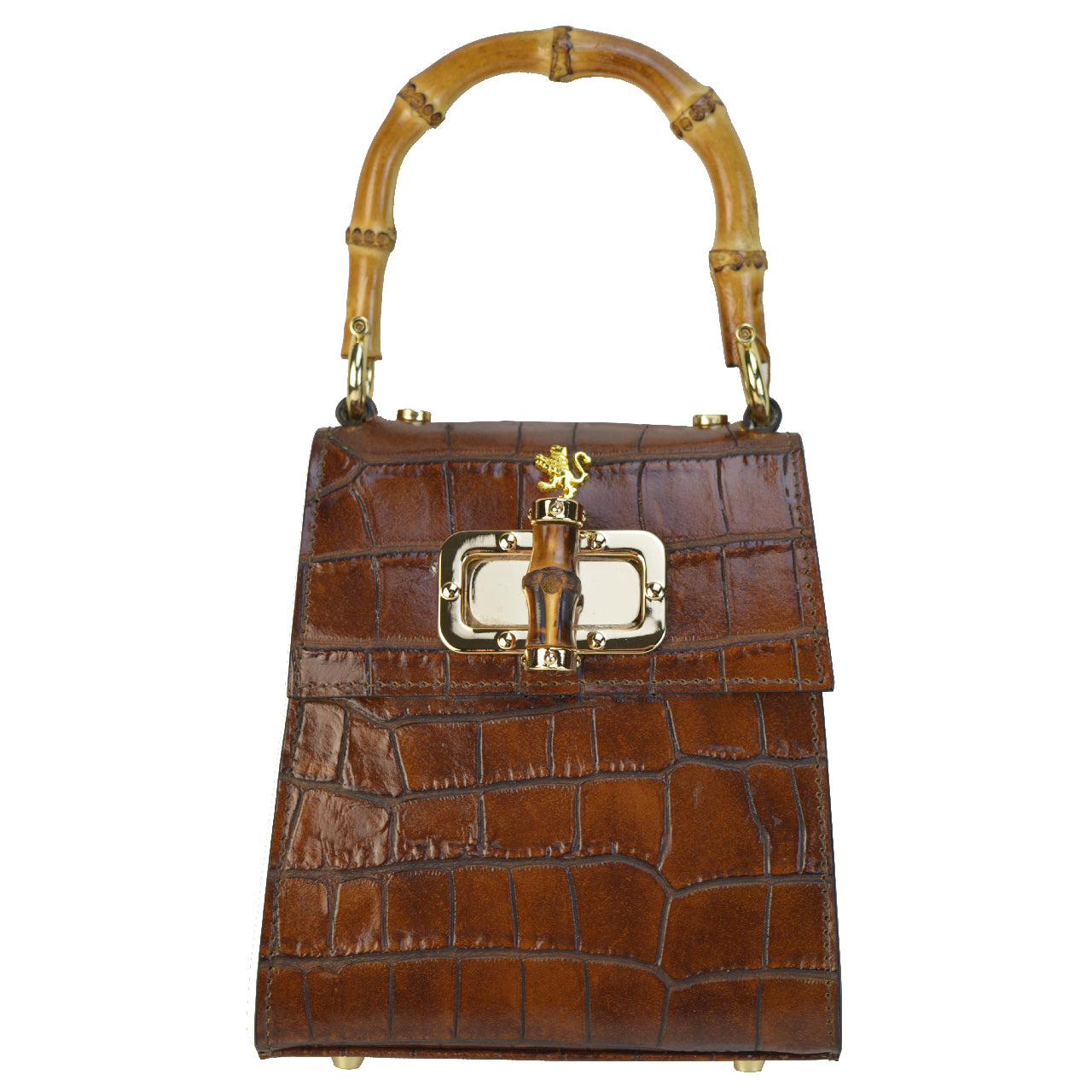 Pratesi Castalia Lady Bag in genuine Italian leather - Castalia Brown ...