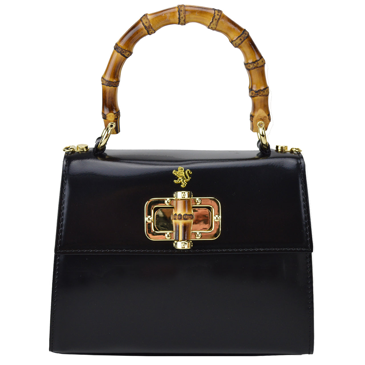 Pratesi Castalia Lady Bag in genuine Italian leather - Castalia Black ...